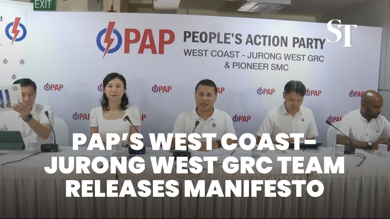 PAP’s West Coast-Jurong West GRC team releases manifesto | GE2025 video ...