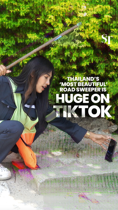 Thailand’s ‘most beautiful’ road sweeper is a hit on TikTok video ...