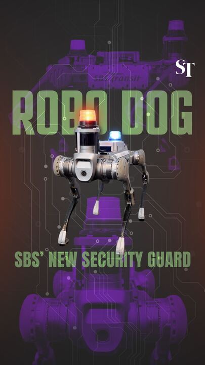 Meet Mars: The robot dog patrolling Seletar Bus Depot video. STAYHOME ...