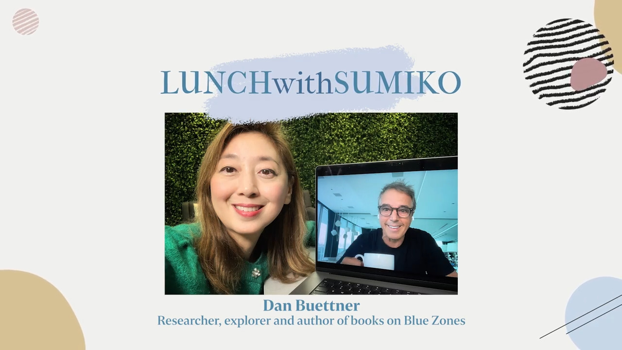 Lunch with Sumiko: Dan Buettner, Blue Zones researcher and author video ...