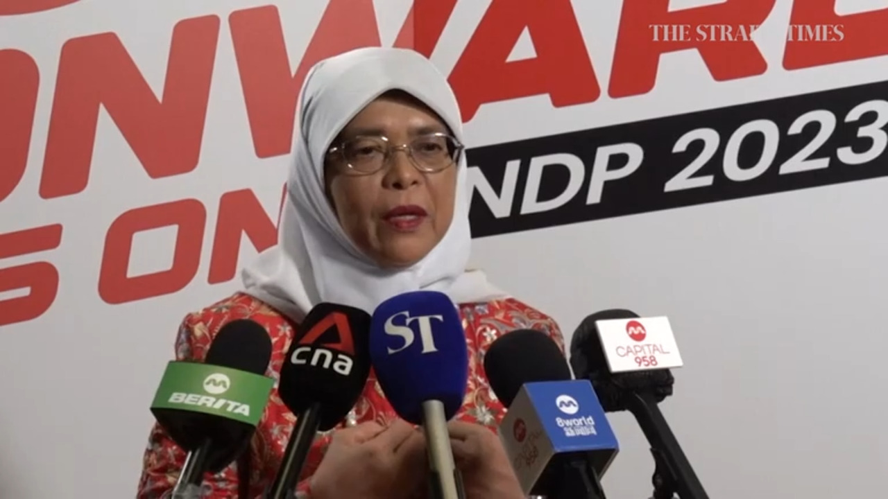 President Halimah bids farewell at NDP 2023: 'These are emotions you cannot control' video ...
