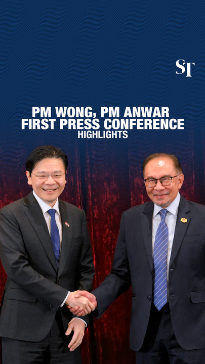 Highlights for PM Wong and PM Anwar’s first joint press conference ...