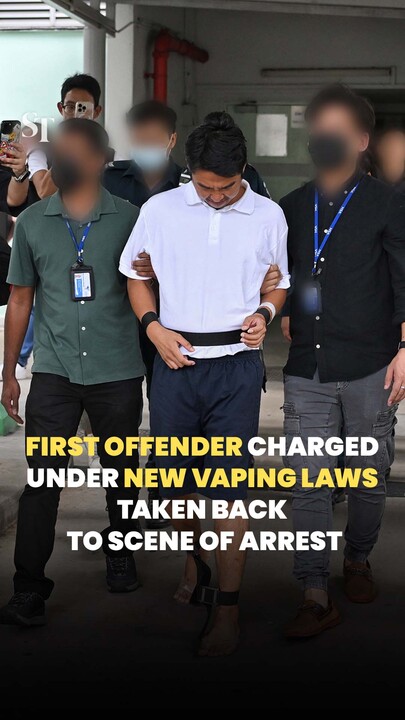 First offender charged under new vaping laws taken back to scene of ...