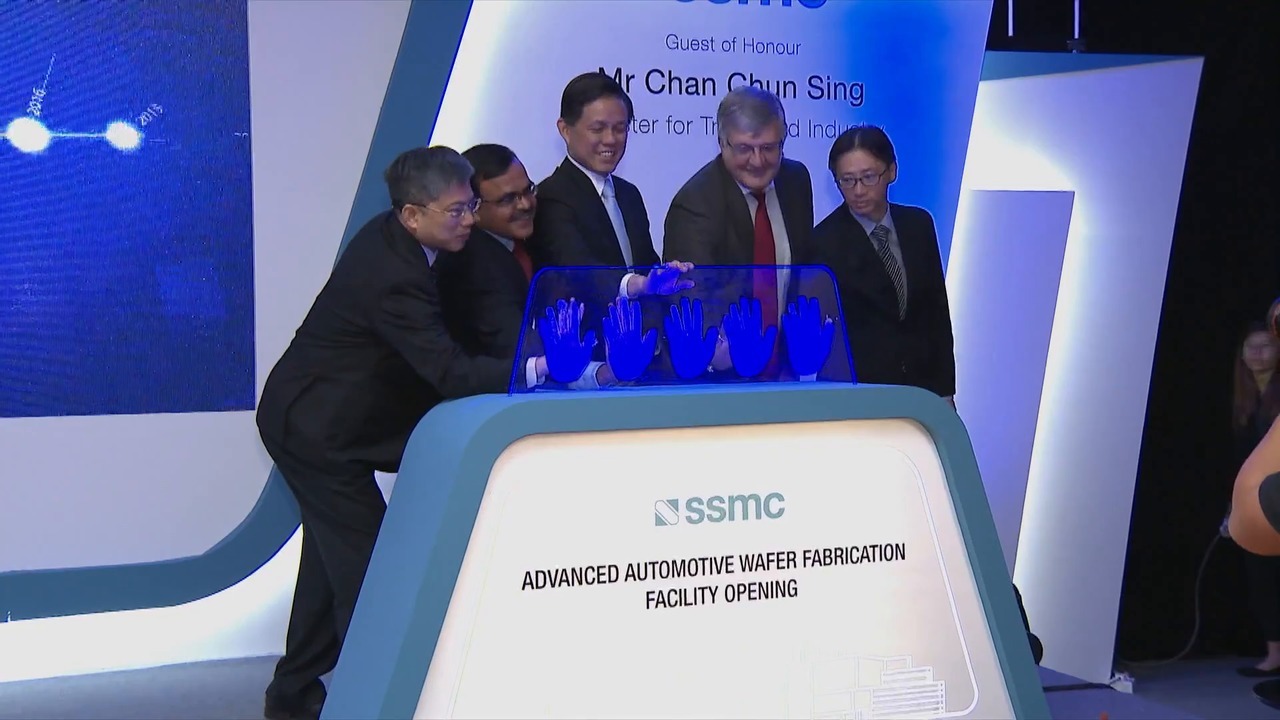 Semiconductor firm SSMC opens new S$300m facility in Singapore | Video ...